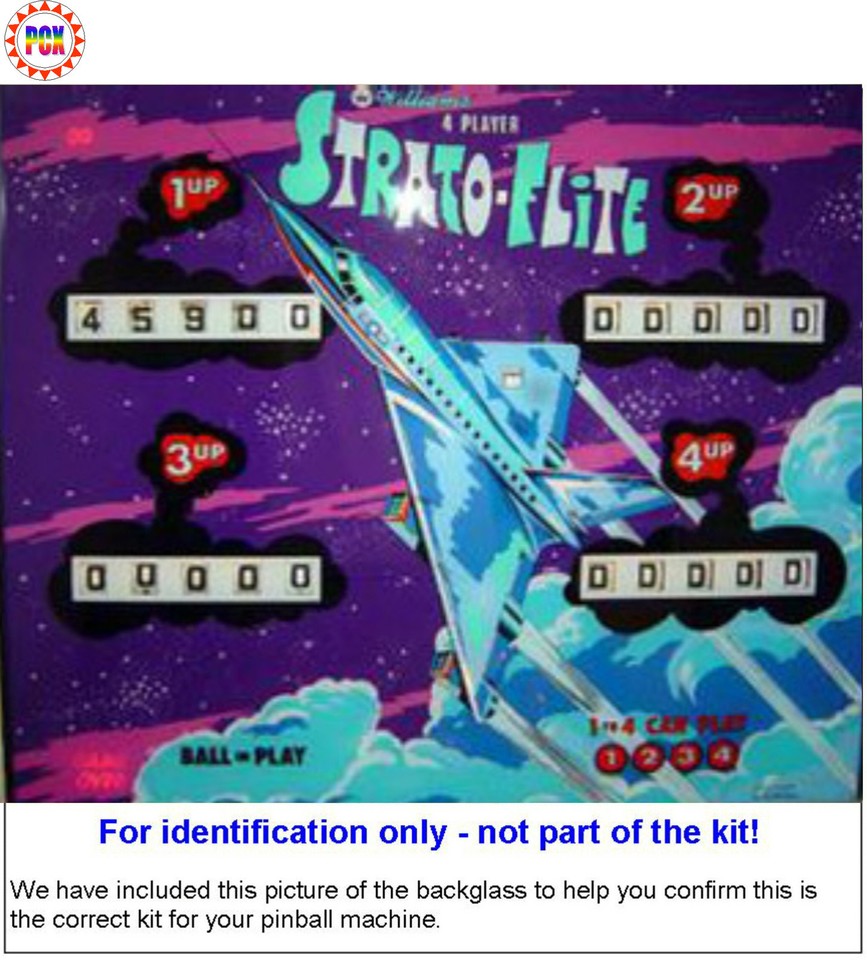 1974 Williams Strato-Flite Pinball Machine Fuse Kit | eBay