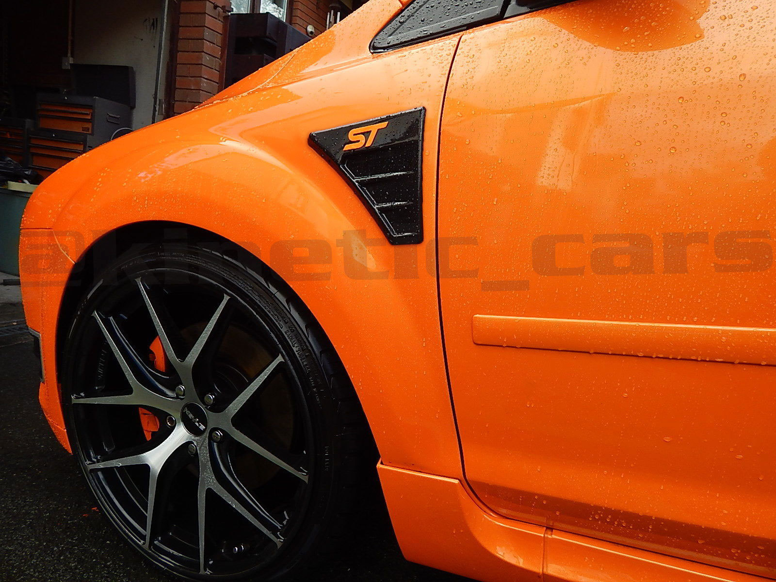 Gloss Black Vents Focus RS MK2 Style Gloss Black Wing Vents - Custom ...