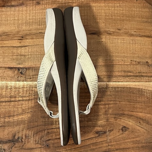 Vionic 340 Tiders Sandals Flip Flop Womens 10 Beige Rhinestone | eBay