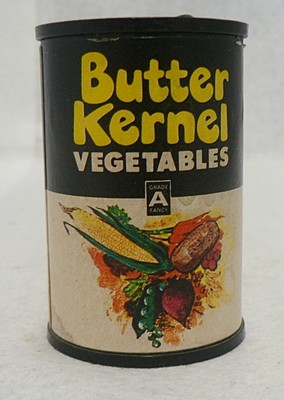 OLD BUTTER KERNEL VEGETABLES SAMPLE PLASTIC SAMPLE CAN | eBay UK