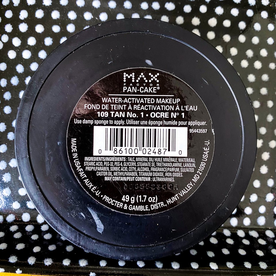 Max Factor ORIGINAL Pan Cake Pancake Makeup FULL SIZE 1.7 oz CHOICE of ...