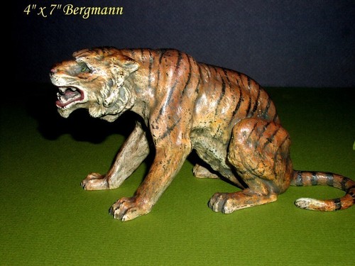 Antique Original Early Franz Bergmann Snarling Tiger | eBay