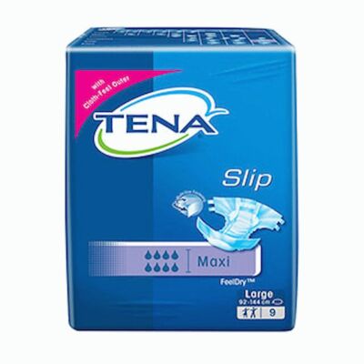 TENA PAD SLIP MAXI LARGE 9 INCONTINENCE 92-144CM PKT - PACK | eBay