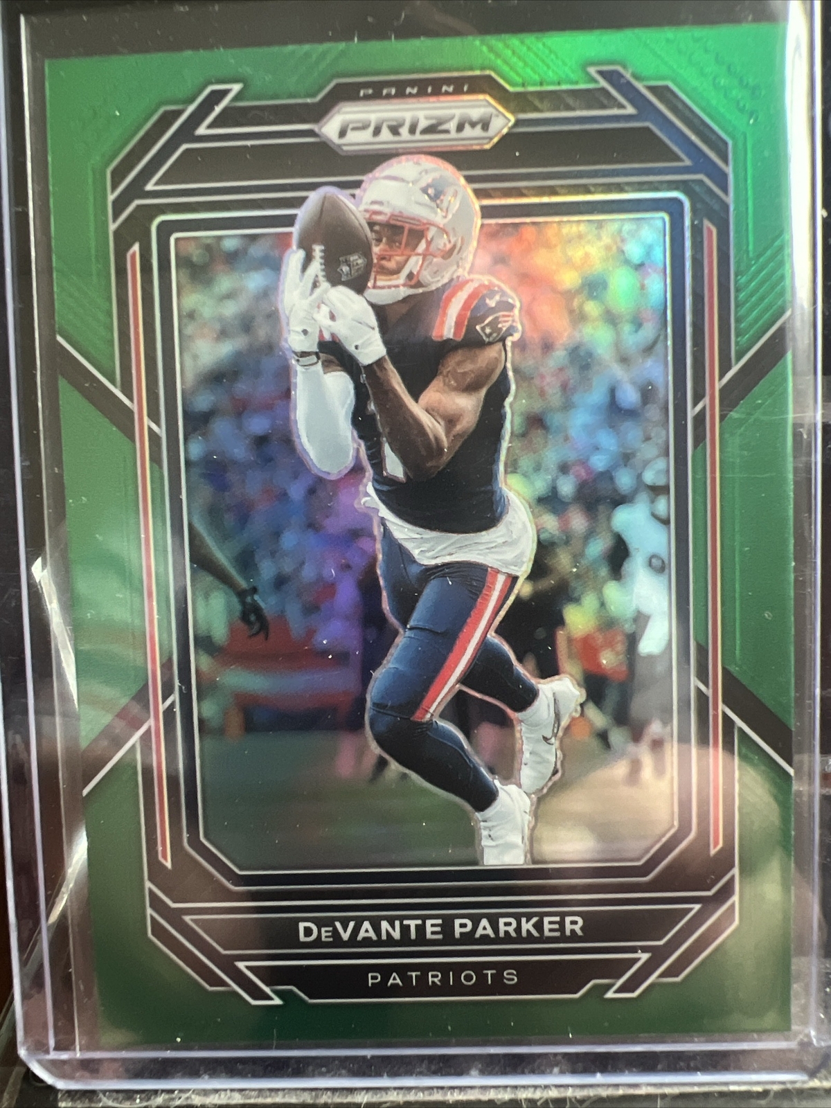 2022 Panini Prizm #202 DeVante Parker Green Prizm SP NE Patriots | eBay
