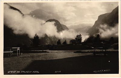 CPA AK NORWAY-Utsigt fra Stalheim Hotel (332690) | eBay