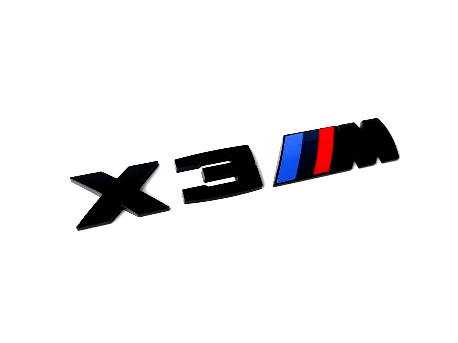 Gloss Black OEM Style BMW X3M Badge Rear Trunk Tailgate Emblem Decal ...