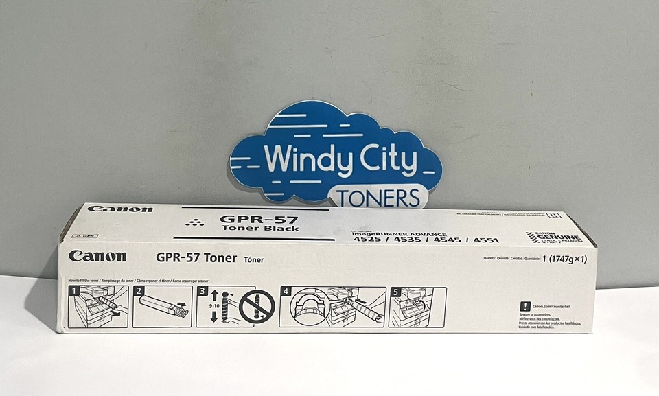 Canon GPR-57 Genuine Black Toner Cartridge 0473C003AA For iR 4525,4535 ...