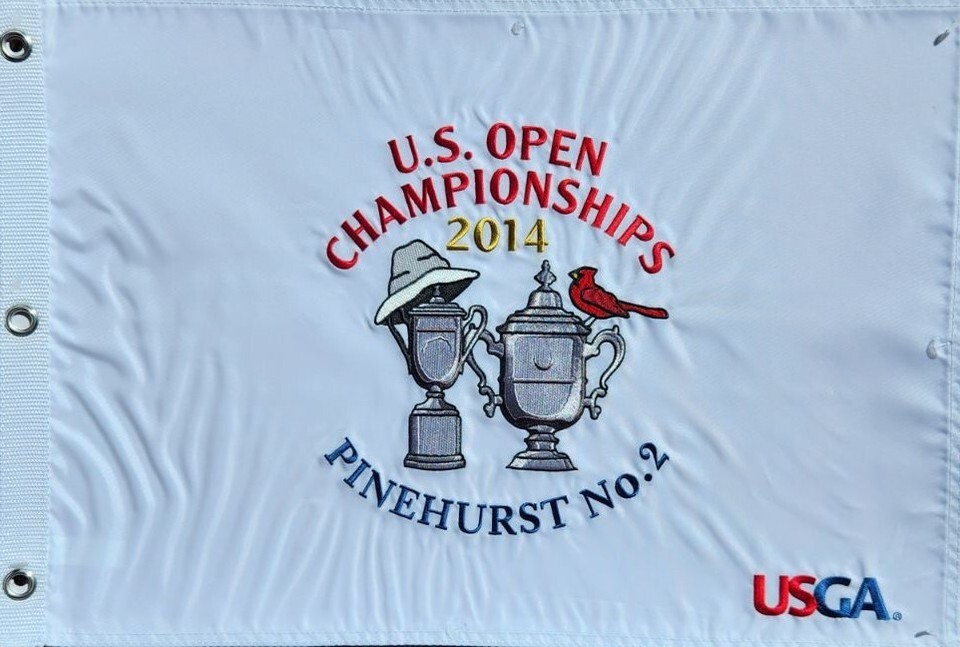 2014 US Open Pinehurst Resort Embr Pin Flag: Martin Kaymer, Michelle ...