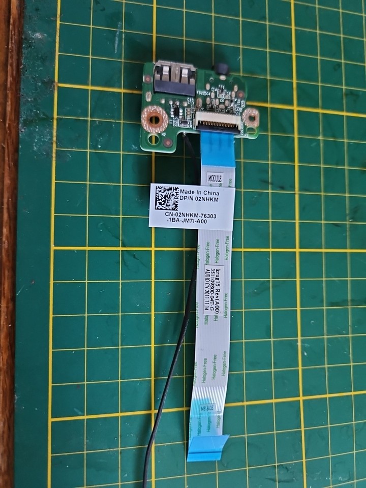 Dell Laptop Audio Jack/USB Card P/N 02NHKM Used | eBay