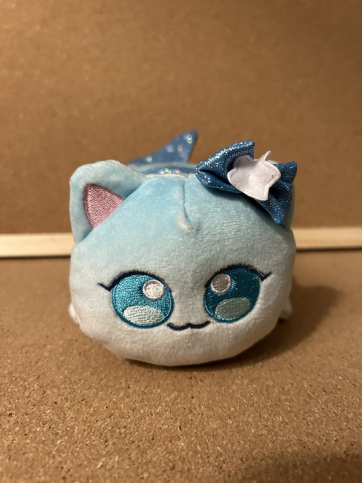 Aphmau MeeMeow Sparkle Mermaid Cat Plush 6" Blue 2022 | eBay