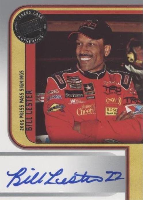 2005 Press Pass - Signings Bill Lester (AU, RC) for sale online | eBay