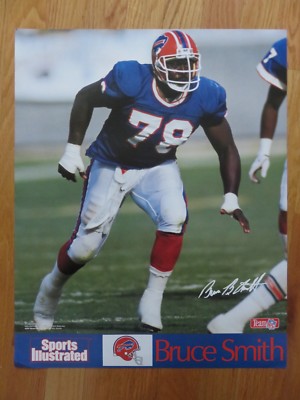 Sports Illustrated BRUCE SMITH No. 78 BUFFALO BILLS 16x20 Mini Poster ...