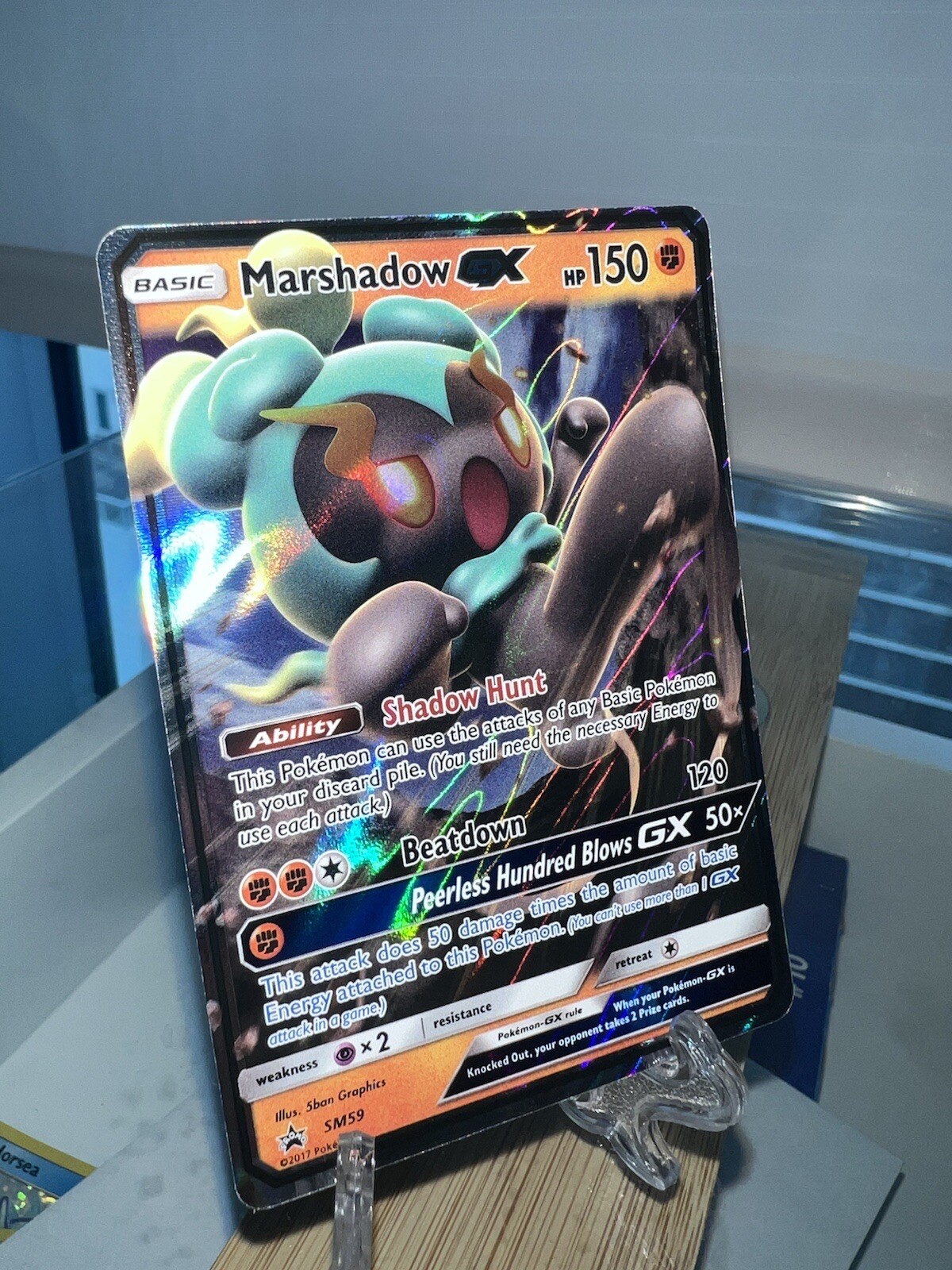 Marshadow GX SM59- Full Art Promo Pokemon Card MINT Pack Fresh | eBay