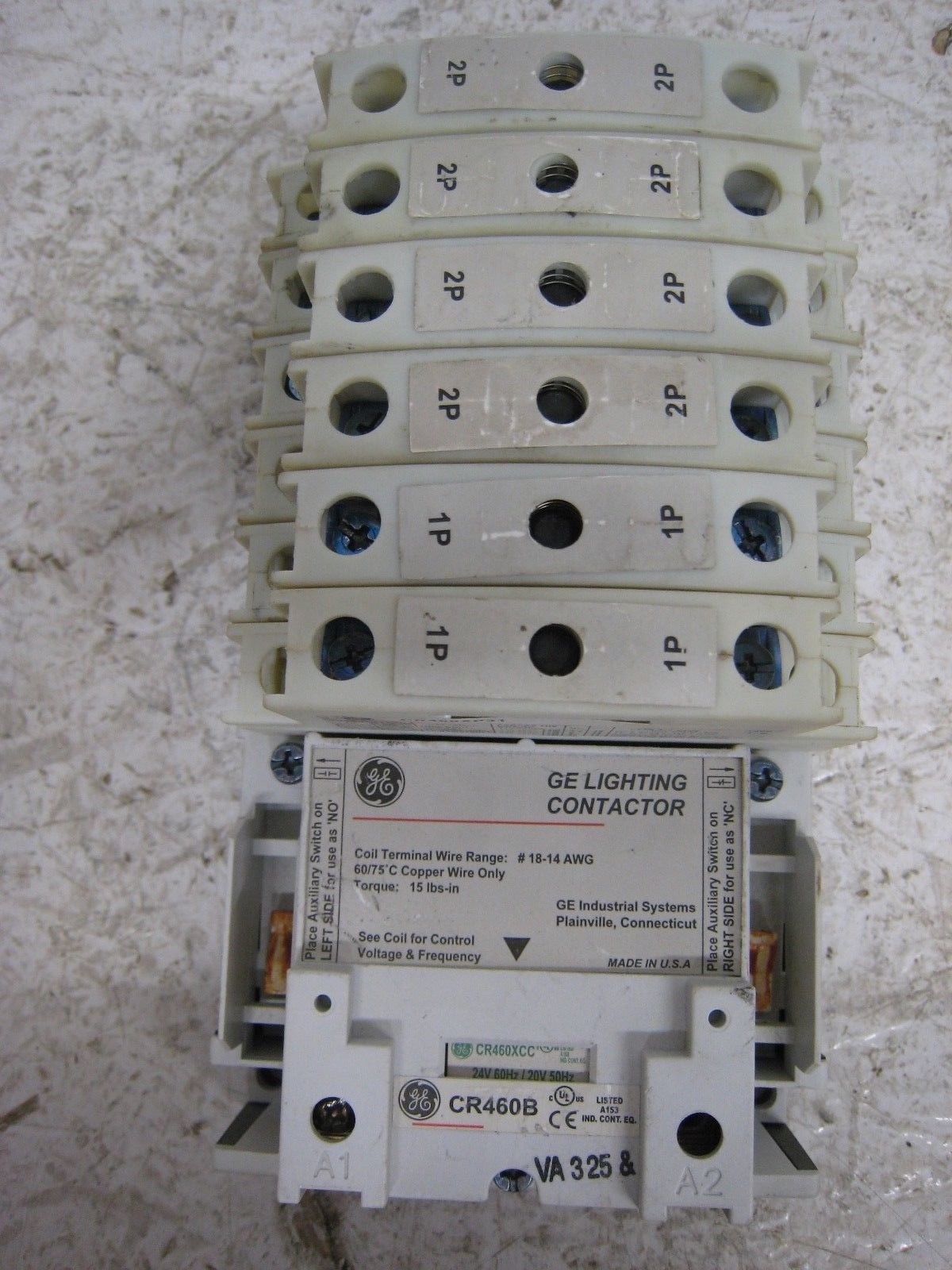 General Electric GE 10 Pole Lighting Contactor CR460B | eBay