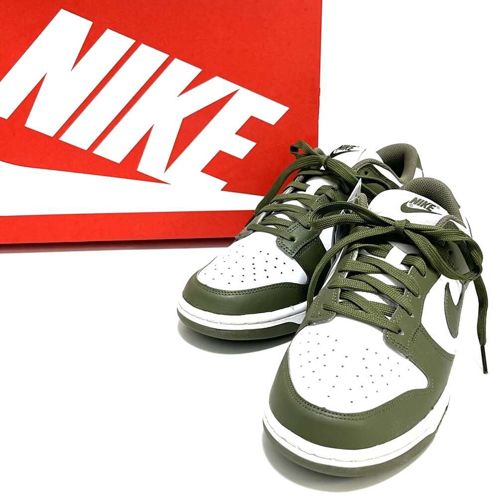 NIKE DD1503-120 Wmns Dunk Low Medium Olive Cut Sneake… - Gem
