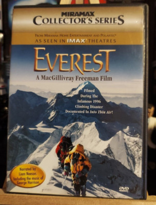 Everest DVD 1999 Liam Neeson George Harrison MacGillivray Freeman OOP 717951001658 | eBay