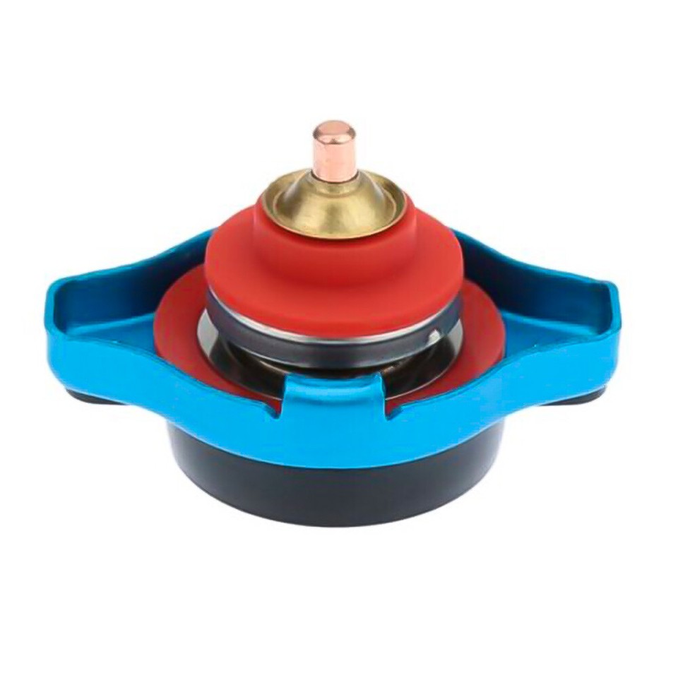 Thermostatic Radiator Cap Aluminum Alloy With Water Temperature Gauge 0 ...
