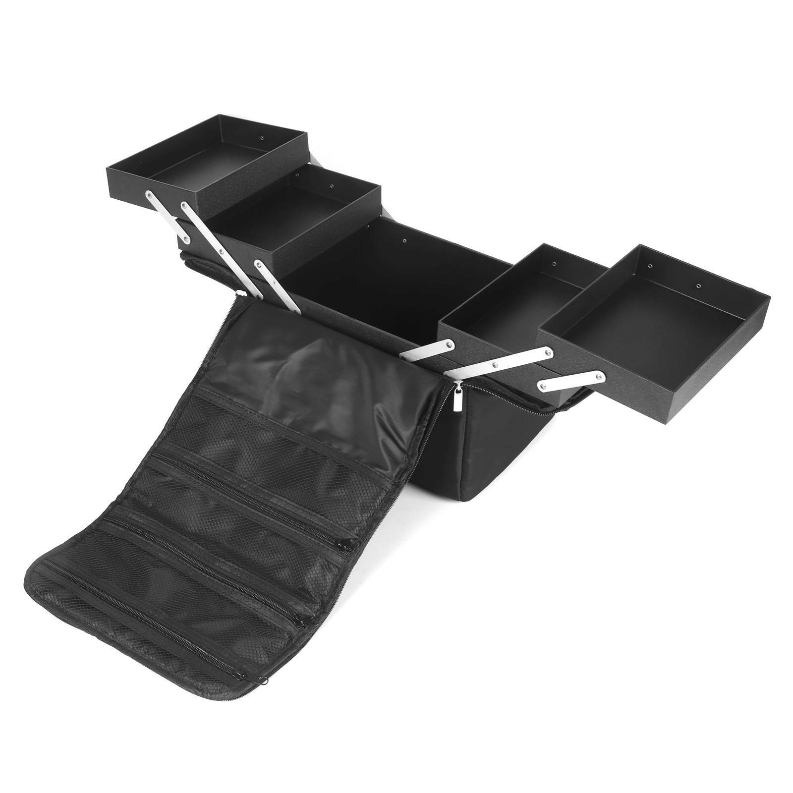 Large Beauty Make Up Nail Tech Cosmetic Box Artist Vanity Case Storage ...