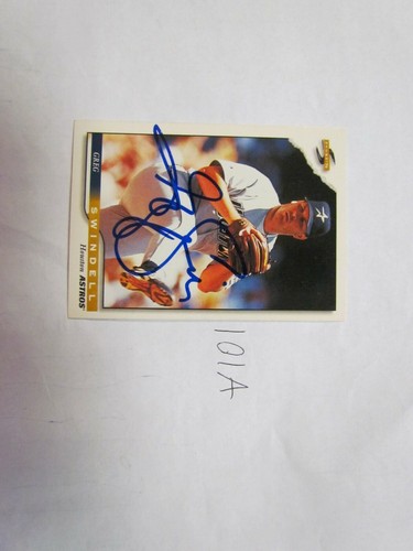 1996 Pinnacle Greg Swindell Autographed Signed Baseball Card | eBay