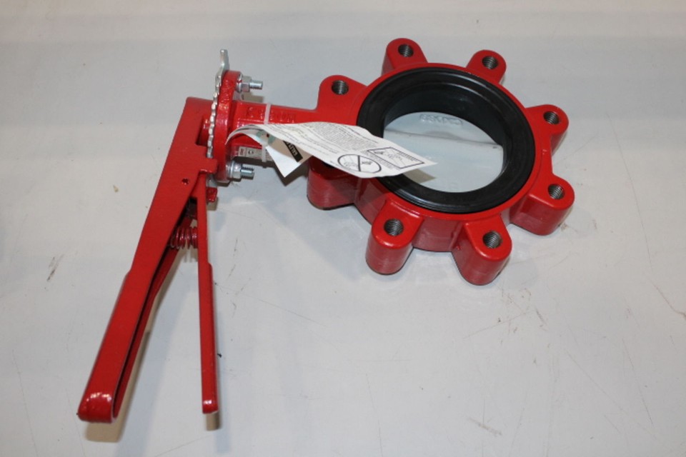 Bray Commercial 310400-BFA12390 4" Butterfly Valve with Lever Operator ...