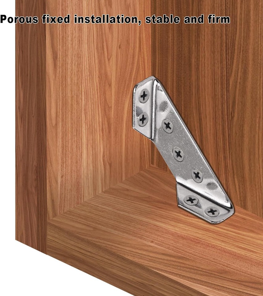 Universal Furniture Angle Fasten Corner Connector Stainless Steel ...