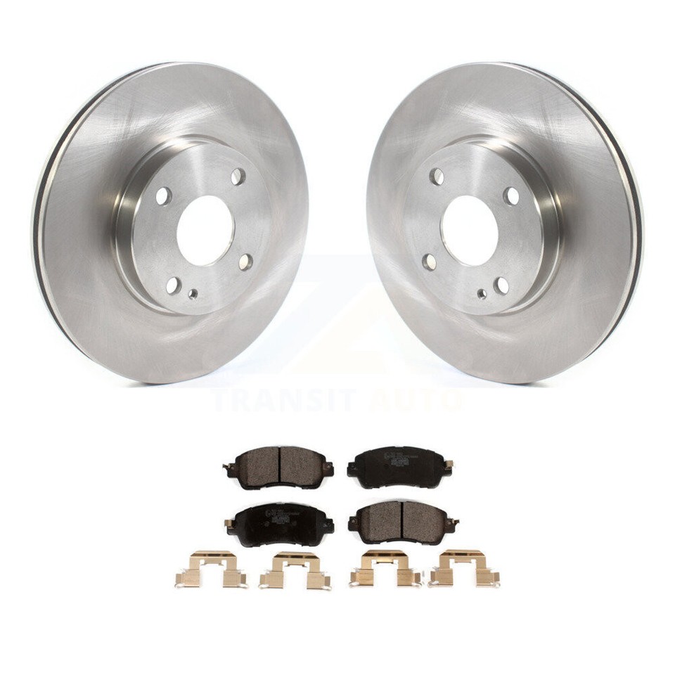Front Disc Brake Rotors And Ceramic Pads Kit For Toyota Yaris iA Scion ...