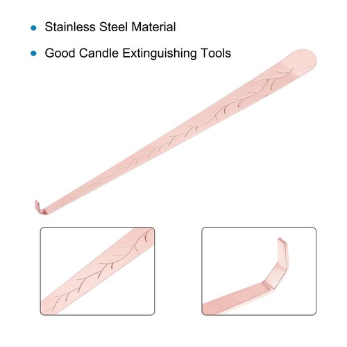2pcs Wick Dippers 200x18mm Candle Put Out Tool Extinguish Hook Rose ...
