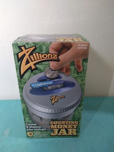Zillionz The Original Counting Money Jar Digital Display Bank 2009 | eBay
