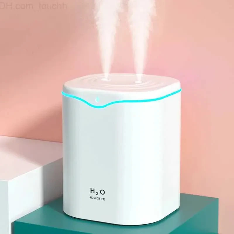 2000ML USB Humidifier Dual Mist Diffuser Xmas Gift Home Office Air ...