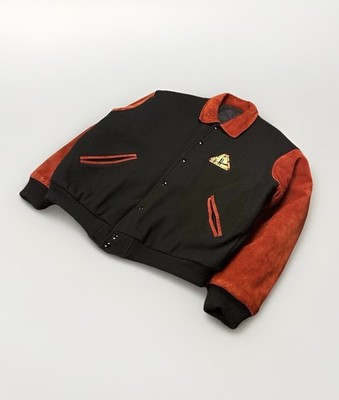 VTG 1996 XL Star Trek Paramount StarFleet Academy Wool Leather Suede ...