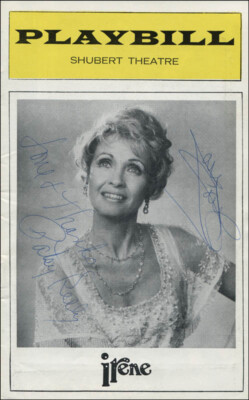 IRENE PLAY CAST - SHOW BILL SIGNED CO-SIGNED BY: PATSY KELLY, JANE ...