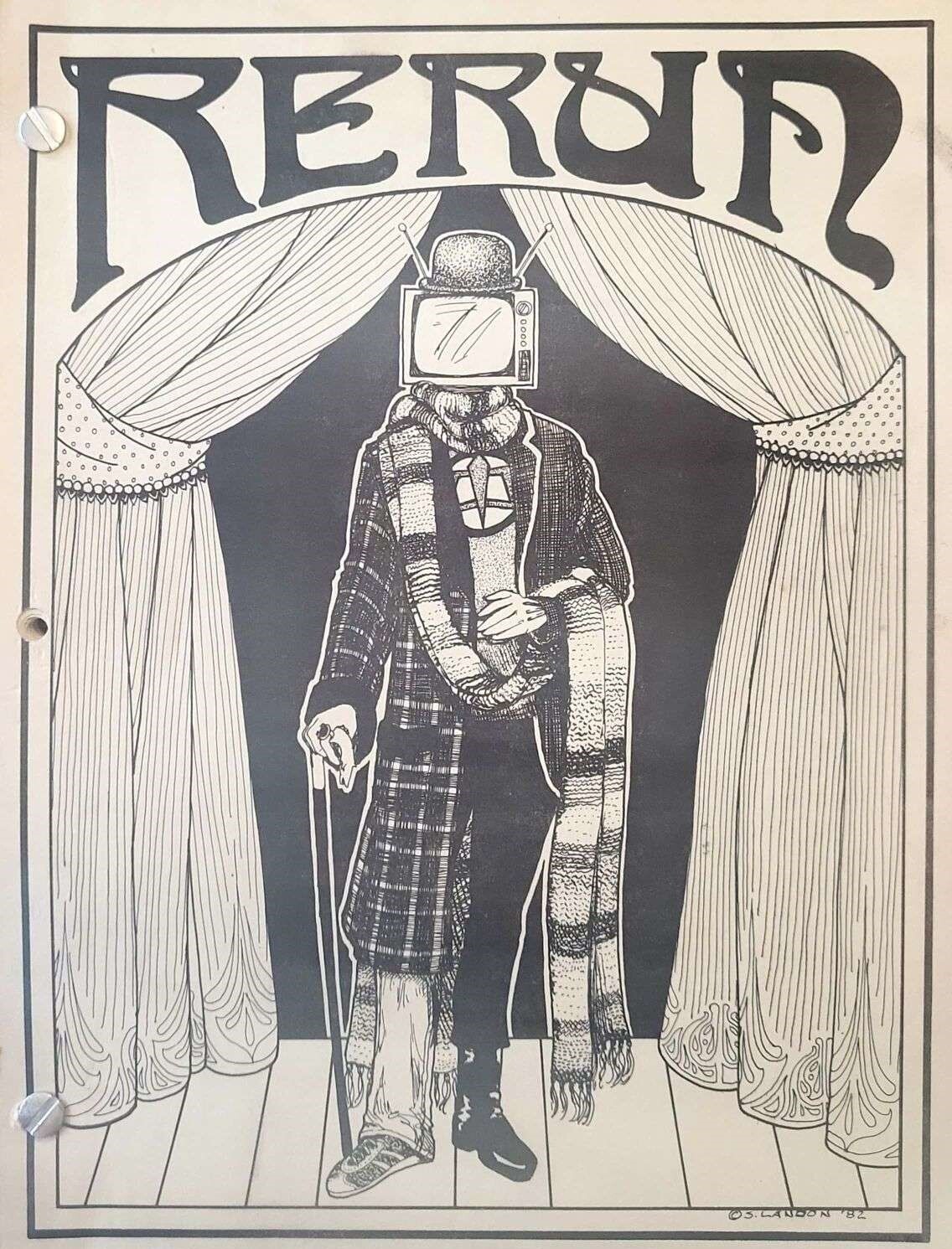 Multi-Media Fanzine "Rerun 1" GEN MASH MFU Magnum PI Doctor Who Star ...