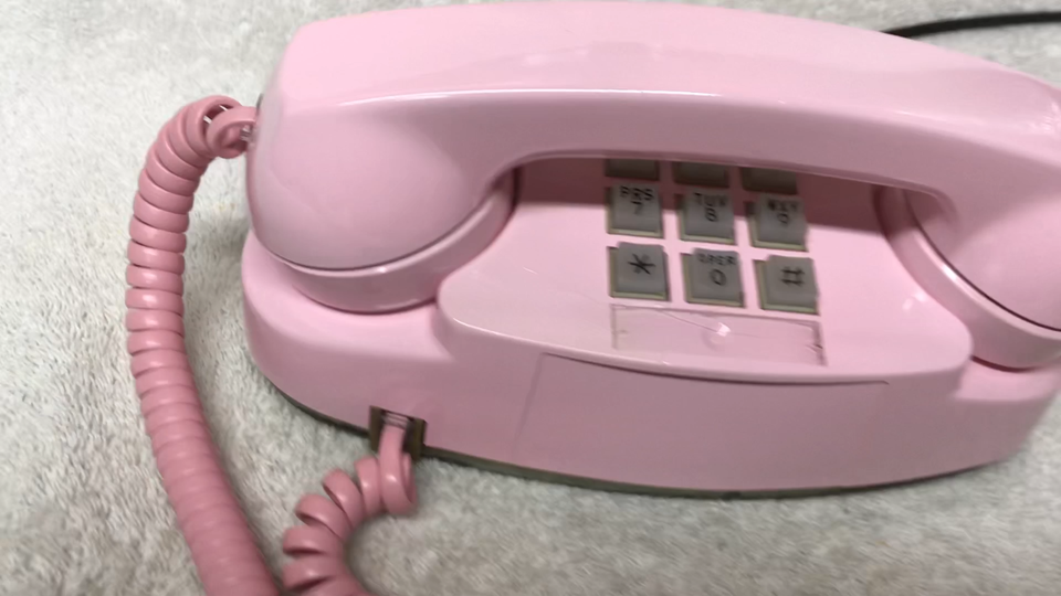 Vintage 1970s WESTERN ELECTRIC 2702B2M Princess PINK Push Button Touch ...