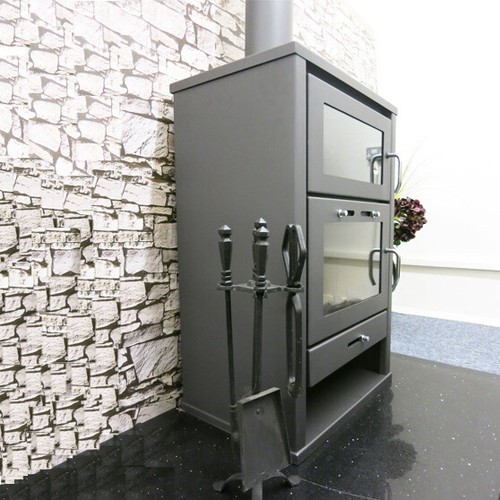 Wood Burning, Back Boiler, Multi Fuel Cooker Stove with Oven Triumph ...
