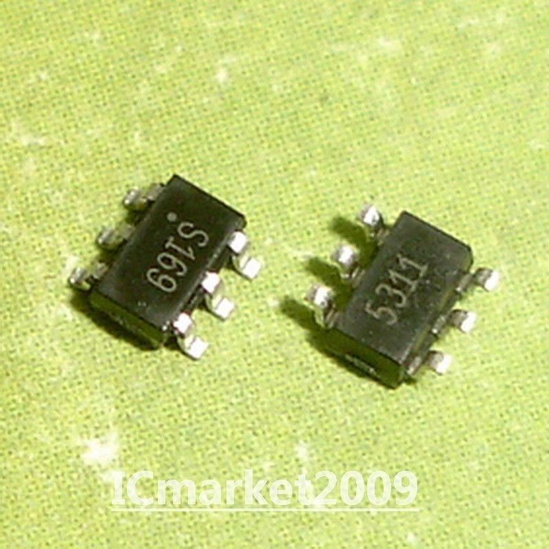 10 PCS AS169-73 SOT23-6 S169 PHEMT GaAs IC SPDT Switch DC-2.5 GHz Chip ...