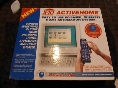 X-10 Activehome Wireless Home Automation Kit 6 Piece Control Everything ...