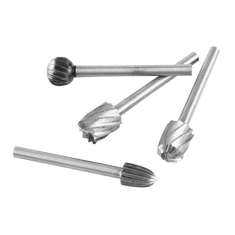 10Pcs HSS Routing Wood Carving Tools Rotary Drill File Router Bit For ...