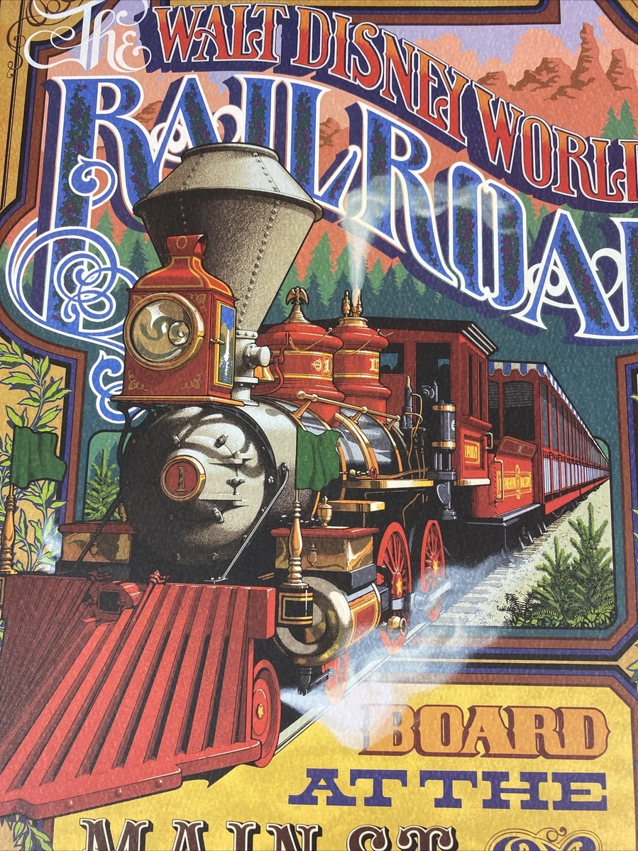 Walt Disney World Railroad Poster