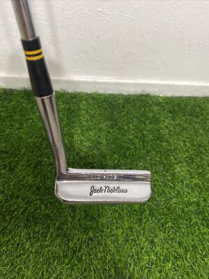 MacGregor Jack Nicklaus JN100 Blade Putter 35.5" with Leather Wrap Grip ...