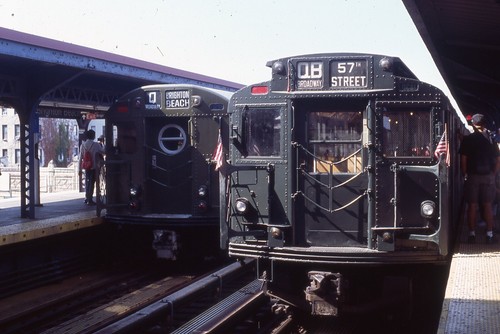 NYCTA subway slide. R16 with TRAIN OF MANY METALS next to R9 on ...
