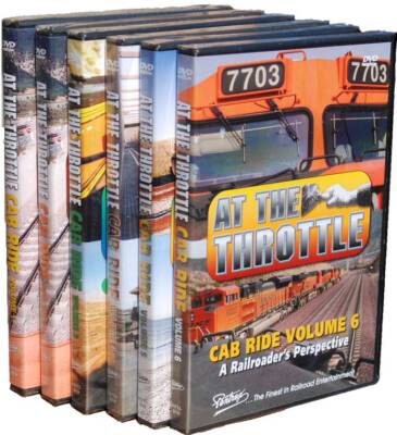At the Throttle Cab Ride 6 DVD Set Vols 1-6 Pentrex Over 12 Hours ...