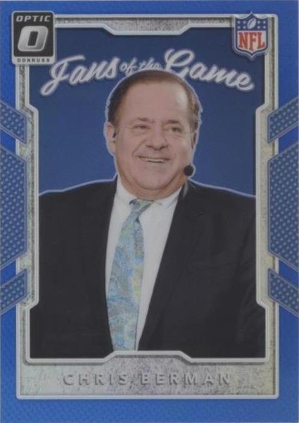 2017 Donruss Optic - Fans of the Game Blue Prizm #3 Chris Berman /149 for sale online | eBay