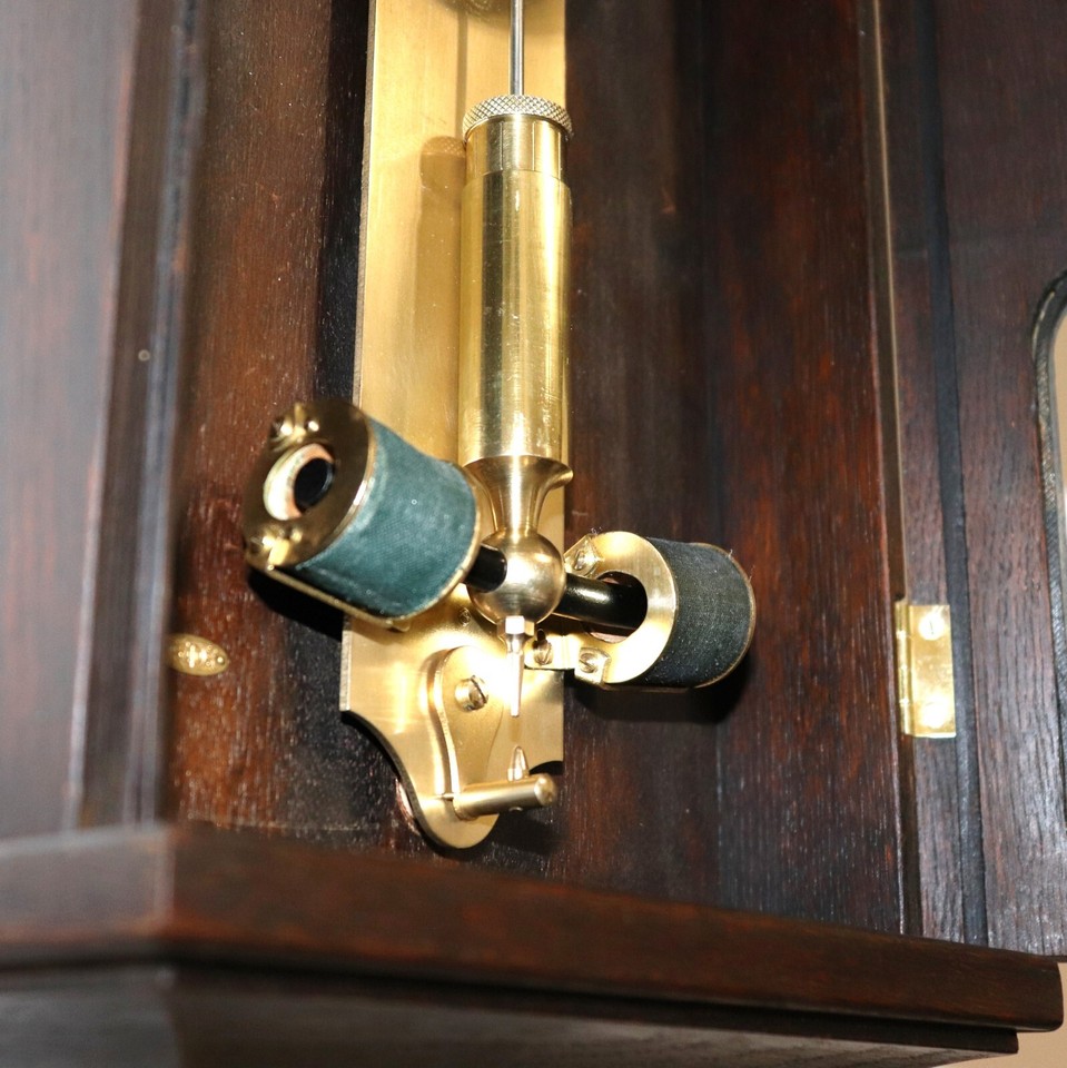 ATO HALLER & BENZING Antique Wall TOP Clock 1920s ELECTRIC! Super RARE ...