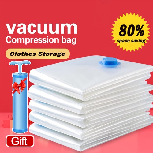 STRONG VACUUM STORAGE SPACE SAVING BAGS VAC BAG SPACE SAVER VACCUM ...