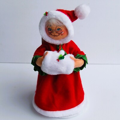 Annalee Doll 2020 Large 13in Very Merry Mrs Santa Claus with Muff ...