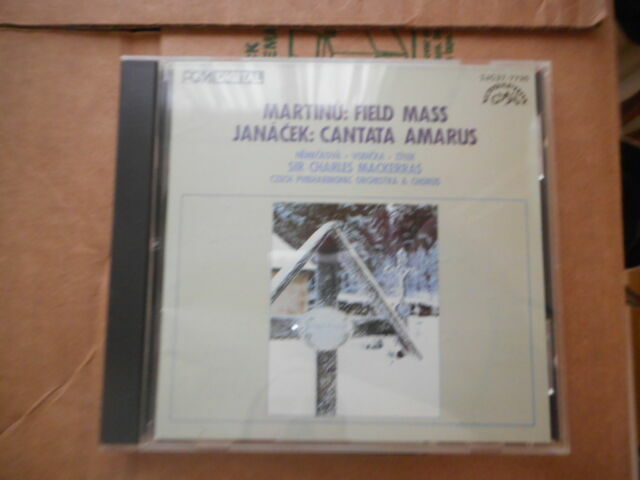 Martinu Field Mass CD Janacek Cantata Amarus Mackerras SUPRAPHON 1985 ...