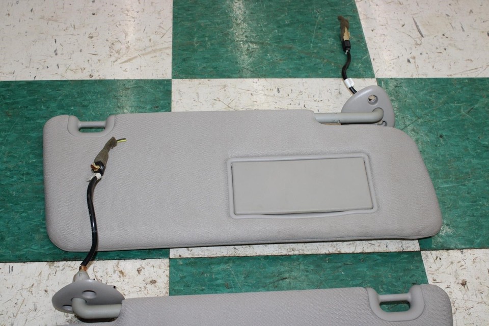 13-18 RAM Tan Overhead Roof Cloth Pair LH RH Sunvisor Sun Visor Shade ...