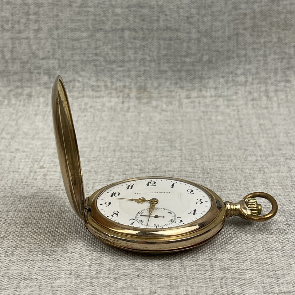 CYMA Pocket Watch Double Hunter Case System Glashutte Running | eBay