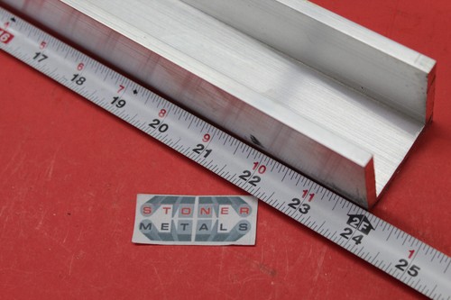 2" x 2" x 1/4" Wall 6061 T6 ALUMINUM CHANNEL 24" long Mill Stock Cut ...
