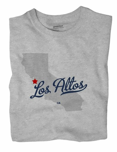 Los Altos California CA Calif T-Shirt MAP | eBay